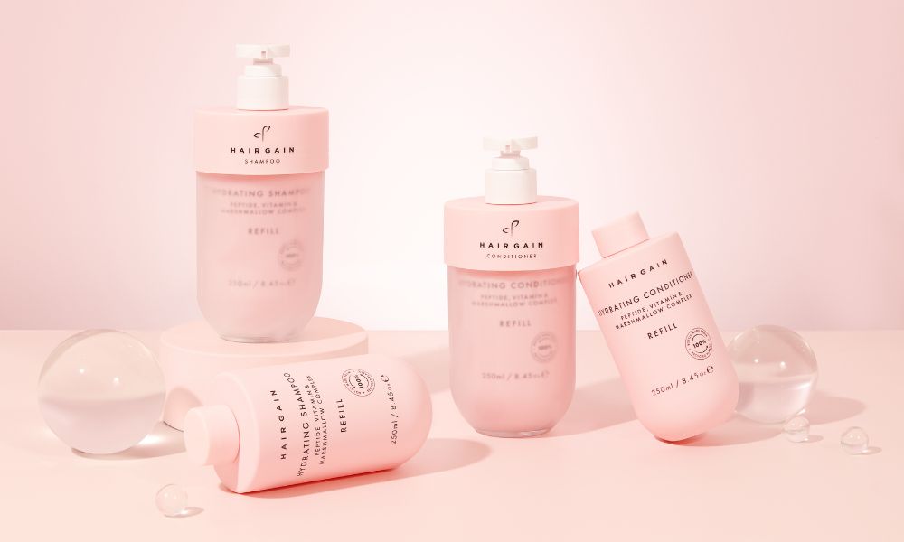 Meet Hair Gain’s New Hydrating Shampoo And Conditioner - Hair Gain Now
