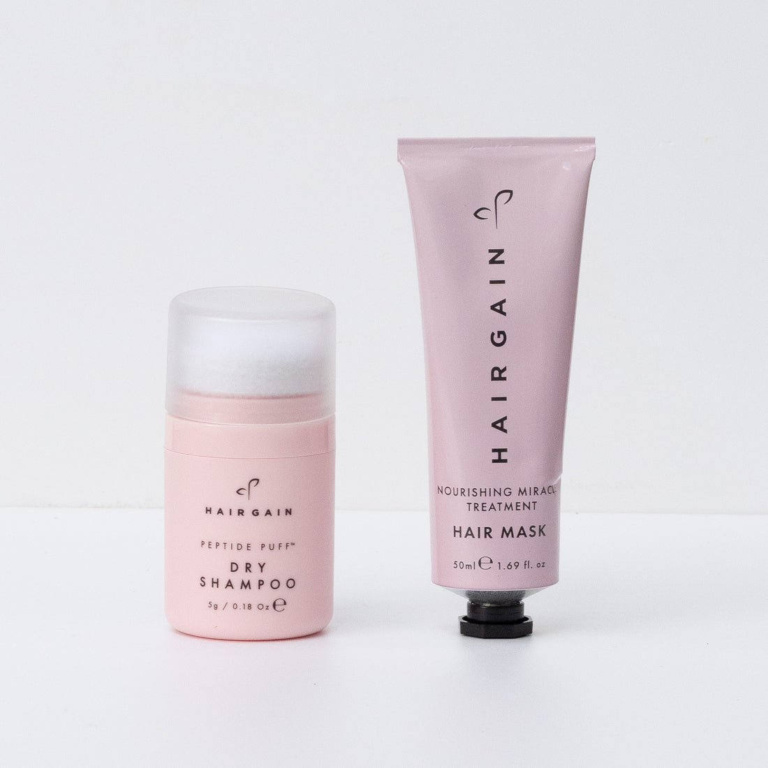 Travel Duo - Peptide Puff™ Dry Shampoo & Mini Hair Mask - Hair Gain Now
